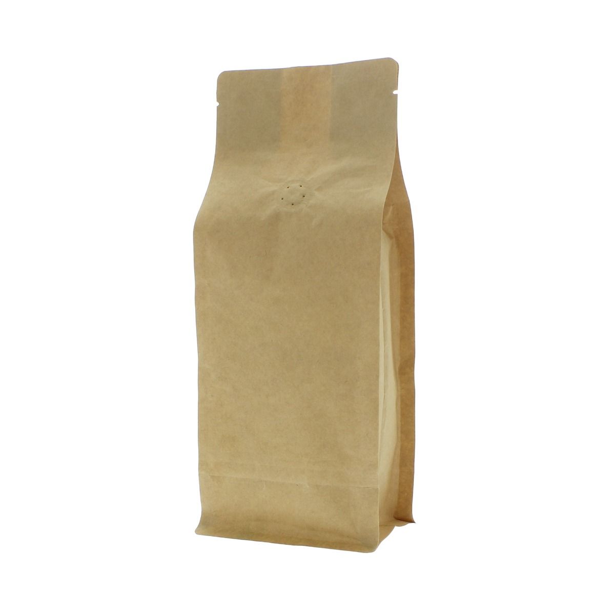 Flat bottom coffee pouch - shiny black - PouchDirect